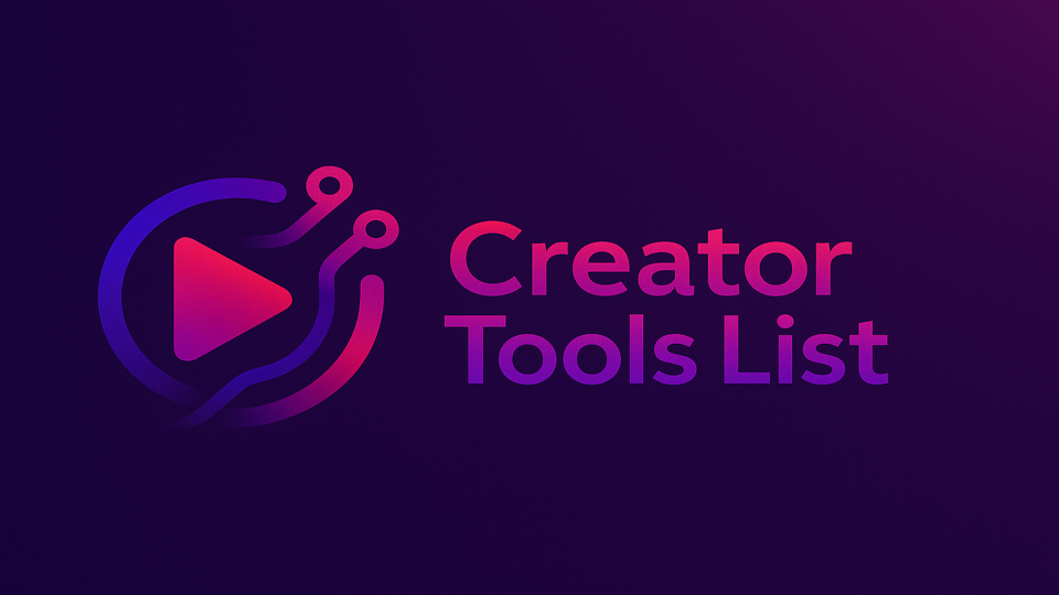 Creator Tools List